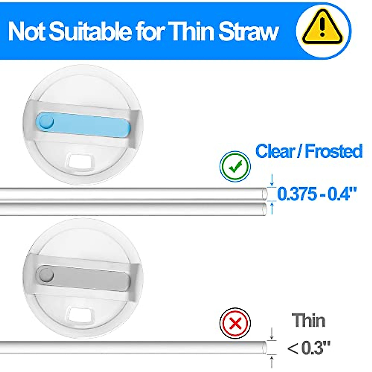 QWASZXTT 2.0 Spill Stopper Compatible with Stanley 40 oz Tumbler with Handle | 30 oz, Leak Stopper meanwhile also Compatible with Stanley Quencher H2.0 FlowState Tumbler 40 oz | 30 oz (2 Pack)