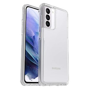 OtterBox for Samsung Galaxy S21 5G, Sleek Drop Proof Protective Clear Case, Symmetry Clear Series, Clear - Non-Retail Packaging