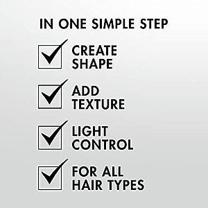 Nexxus Shape and Define Multi-Styler For a Light Hold Weightless Styling Cream Shape, Define and Texture Hair Styling Cream 3.4 oz