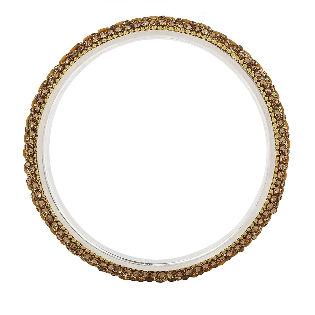 Efulgenz Indian Bangle Set Bollywood Style Rhinestone Crystal Bracelet Jewelry Set for Women