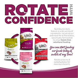 NutriSource Cat & Kitten Food, Made with Chicken and Rice, with Wholesome Grains, 6.6LB, Dry Cat Food