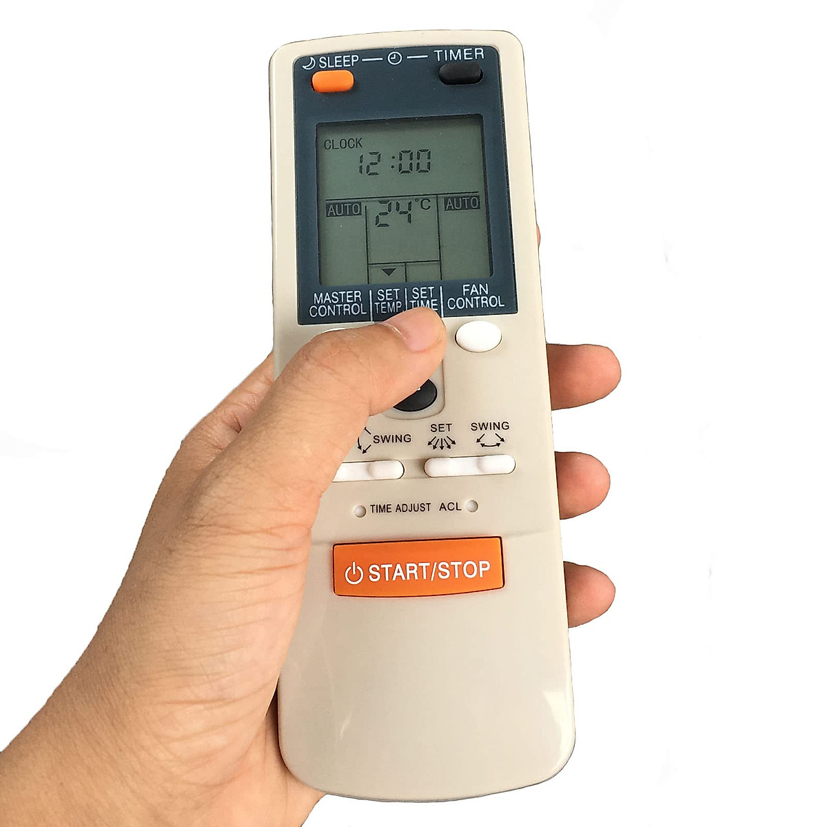 General AC A/C Remote Control Fit for Fujitsu ASU12R1 ASU12R1A AR-CG1 ASU9RLFW Air Conditioner