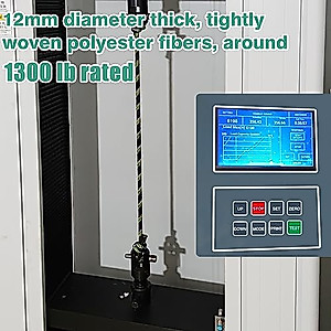 Hunter Reflective Safety Rope for Tree Stand 30ft 9ft - Heavy Duty 1300 Lb Rated Hunting Linemans Lifeline Rope with Adjustable Prusik Knot, Durable Tree Tether for Tree Harness