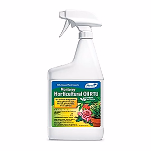 Monterey LG 6302 Ready to Use Horticultural Oil Spray Insecticide/Pesticide Treatment for Control of Insects, 32 oz