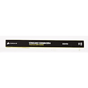 CORSAIR Vengeance SODIMM DDR4 RAM 16GB (1x16GB) 3200MHz CL22-22-22-53 1.2V Intel AMD Laptop Notebook Memory - Black (CMSX16GX4M1A3200C22)