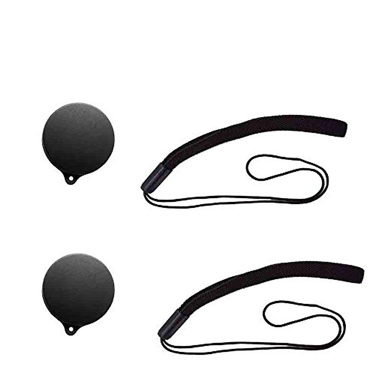 Rubber Lens Cover Cap for GoPro MAX Waterproof 360 Camera with Keeper, ULBTER Elastic Lens Cap Leash Keeper Prevent Lens Cap Lost Accessory for Go pro Max [2+2 Pack]