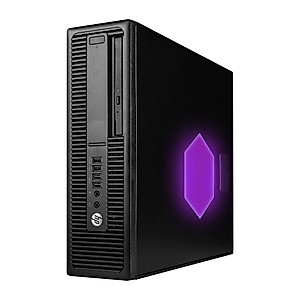 HP Elite 800G2 Desktop Computer PC with RGB Lighting - Intel Core i5-6500 Quad Core 3.2Ghz, 8GB DDR4 RAM, 500GB Solid State SSD, Windows 10 Home (Renewed)