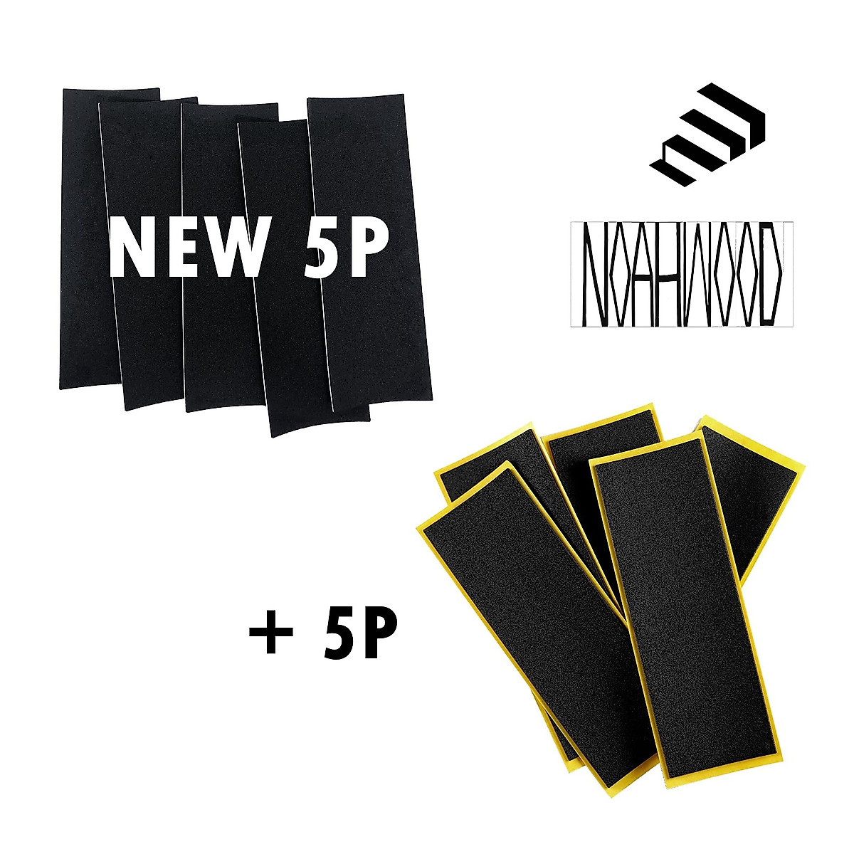 NOAHWOOD Fingerboards Parts Professional Grip Tape (5P+New5P)