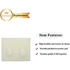 prime&swift AXV414P Pool Pod Shoes Clear Pool Pod Feet Clear-4Pack