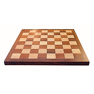 StonKraft Wooden Chess Board Without Pieces for Professional Chess Players - Appropriate Wooden & Brass Chess Pieces Chessmen Available Separately by Brand (16x16 Acacia)