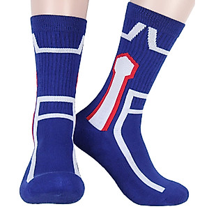 My Hero Academia Socks UA High Design 2 Pack Athletic Adult Crew Socks