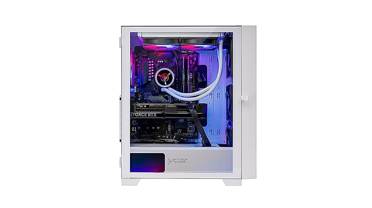 Skytech Gaming Shiva Gaming PC, Intel i7 12700F 2.1 GHz, RTX 4060, 1TB ...
