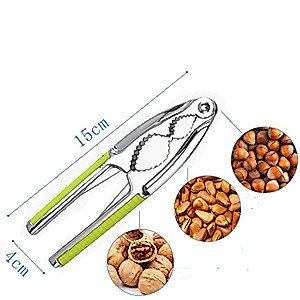 LEFJUBAW Nut Crackers Nutcracker for Walnuts, Tool for Nuts, Nut Cracker Kitchen Tool, Sturdy Nutcrackers Opener Tool Walnuts Pecan Nut, Hazelnuts, Almonds Brazil Nuts Or Other Nuts