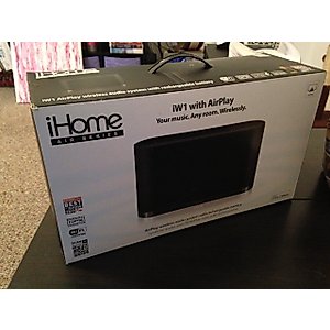 iHome iW1 AirPlay Wireless Stereo Speaker System with Rechargeable Battery