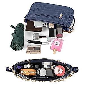 Clutch Purses Shoulder Bag for Women Womens Crossbody Clutch Purses 90s Y2k Bags with Long Strap and Top Zipper Closure