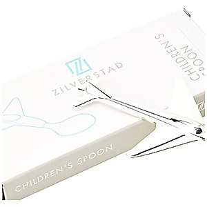 Zilverstad Children's Spoon Airplane, 16.899999999999999 x 7.4 x 1.5 cm, Silver