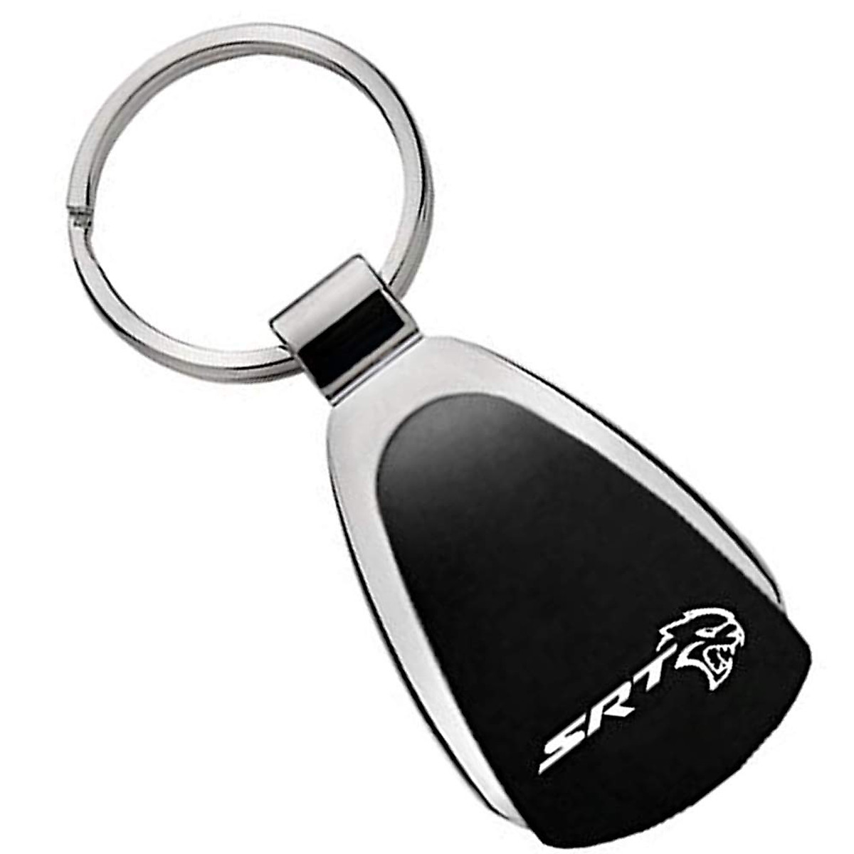 Au-tomotive Gold, Inc. Tear Drop Key Chain for Dodge SRT (Black)