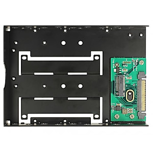 DeLOCK Converter U.2 SFF-8639 to m.2 NVMe Key m Mounting Frame with 3.5′′ Frame