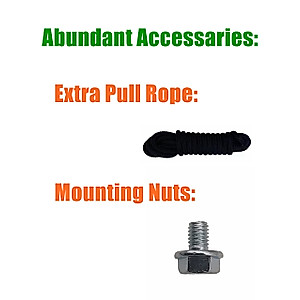 YAMAKATO Pull Start Assembly for Generac Pressure Washer 0J0813AST15 389cc 420cc Generator 0J0813ASRV 0J08073SRV 0J0813AST15 Recoil Cord Rope Starter