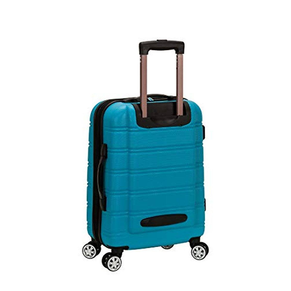Rockland Melbourne Hardside Expandable Spinner Wheel Luggage, Turquoise, Carry-On 20-Inch