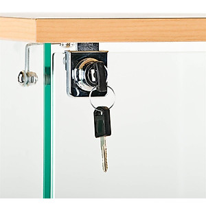 Displays2go CTRDSNTDV2 Countertop Mounted Glass Showcase