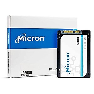 Micron 5300 PRO 1.92 TB Solid State Drive - 2.5" Internal - SATA - Read Intensive - Server, Storage System Supported - 5256 TB TBW - 540 MB/s Maximum Read Transfer Rate - 256-bit Encryption Standard