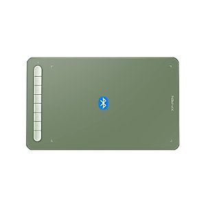 XPPen Drawing Tablet Deco MW Bluetooth Wireless Computer Graphics Tablet, Battery-Free X3 Stylus and 8 Shortcut Keys, Compatible with Chrome OS, Windows 7/8/10/11, Linux, Mac, Android (8x5 in, Green)