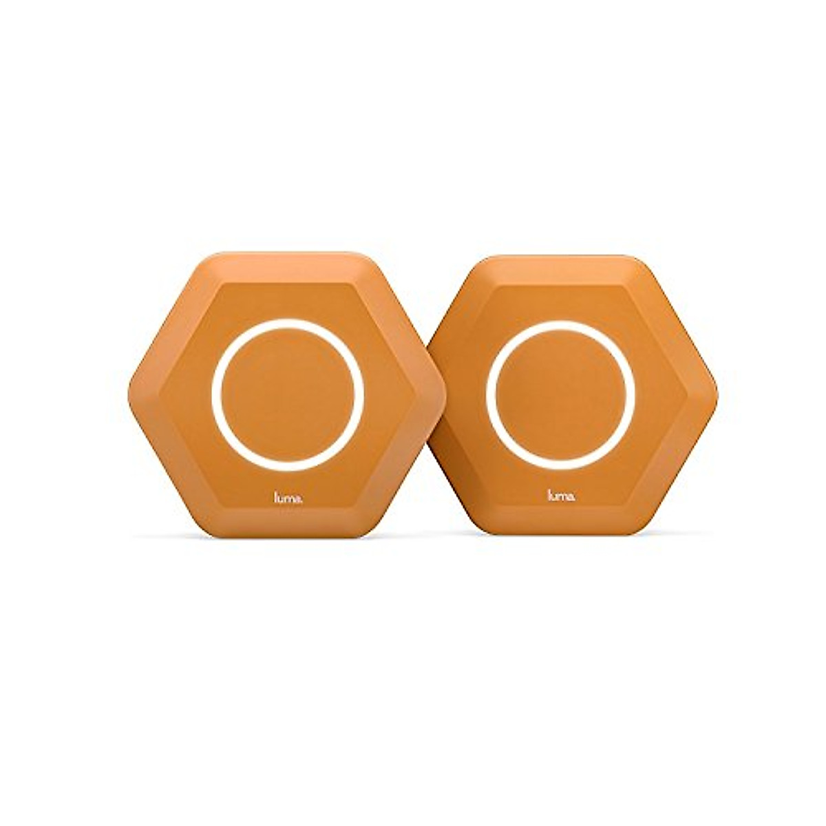 Luma Whole Home WiFi (2 Pack - Orange) - Replaces WiFi Extenders and Routers, Compatible with Alexa, Free Virus Blocking, Free Parental Controls, Gigabit Speed