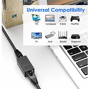 LVY Ethernet Extender RJ45 Couplers Network Cable Coupler Cat 5 Coupling Lnternet Female to Female Connector Lnline Coupler for Cat5/ Cat5e/ Cat6e/ Cat7 Ethernet Extension Cable(3 Pack Black)