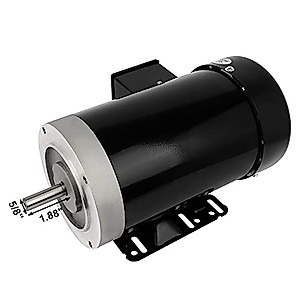 2HP Electric Motor 1750RPM General Purpose Three Phase 56C Motor TEFC 230/460V 5/8" Shaft Diameter 4 Pole 60HZ
