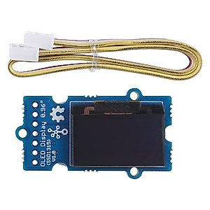 Seeed Studio Grove - OLED Yellow&Blue Display 0.96 (SSD1315) - SPI/IIC -3.3V/5V with I2C and SPI, Blue and Yellow Bi-Colour Display with 12864 Resolution.