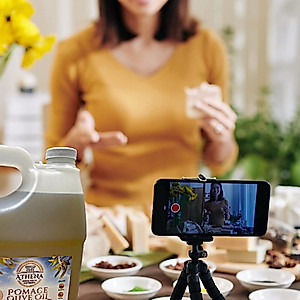 Athena • Greek Olive Oil For Soap Making • 1 Gallon (128 oz) • Pomace Grade/Food Grade • Castile Soap Base-Resealable Cap • Extra Light Olive Pomace Oil • Olive Oil Soap Supplies, Skin, Massage Oil,