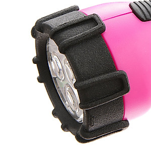 Dorcy 55 Lumen Floating Water Resistant LED Flashlight with Carabineer Clip, Pink ( 41-2509)
