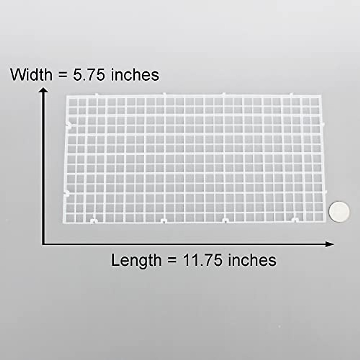 Alfie Pet - Alwina 4-Piece Set Fish Tank Anti-Jumping Net Cover - Color: Clear