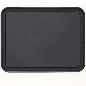 Pyrex 7211-PC Rectangular 6-cup Puddle Gray Plastic Replacement Storage Lid Cover