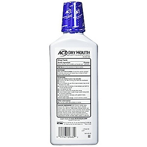 ACT Dry Mouth Mouthwash, Mint, 18 Fl Oz (Pack of 3)