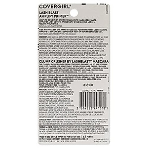 COVERGIRL Clump Crusher Mascara & Lash Blast Amplify Eyelash Primer Pack,1 count, Mascara, Volume Mascara, Volume and Length Mascara, Lengthening Mascara, Double the Volume, Instant Lash Boost
