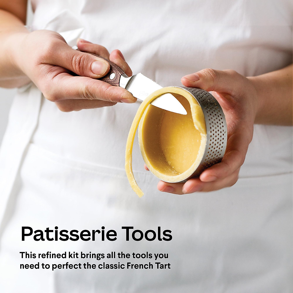 French Tart Baking Set | Unique Baking Gifts for Women BFF Kitchen Baking SuppliesPresent a Food Making Kit For Adults & Parisian Cooking Tools for Pastry Dessert