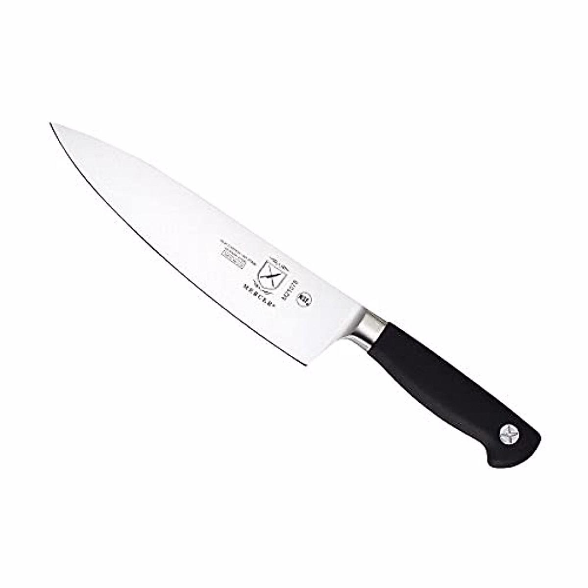 Mercer Culinary Genesis 8-Inch Short Bolster Chef's Knife with Saya Cover
