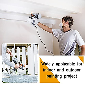 BATAVIA Paint Sprayer, HVLP Electric Spray Paint Gun, 1200ML, 4 Nozzles, 3 Patterns, Paint Sprayer for House Painting, Home Interior and Exterior, Furniture, Fence, Walls, Cabinet, Ceiling BSG0140
