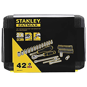 Stanley Fatmax FMMT82683-1 Ratchet and Socket Set, Multi-Colour