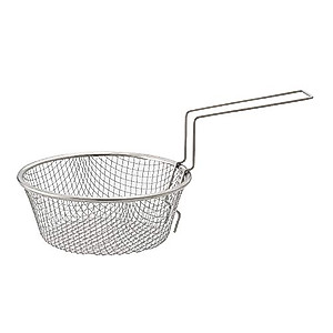 HIC Kitchen HIC Fry Basket, 18/8 Stainless Steel, 7-Inches, Metallic