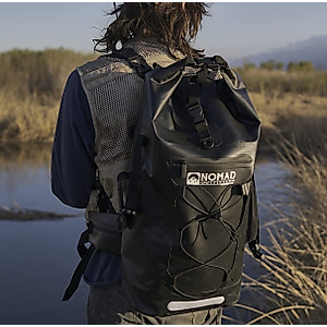 Grehge Nomad Outfitters | STEALTH 30L - Heavy Duty Waterproof Roll-Top Dry Ba