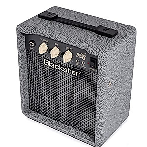 Blackstar Debut 10E Beginners Practice Electric Guitar Amplifier Combo with Delay Effect 10 Watt Headphone Input/Line in MP3 Playback (Bronco Grey)