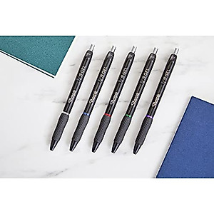 Sharpie® S-Gel Fashion Barrel Gel Pens, Medium Point, 0.7 mm, Assorted Barrel, Assorted Ink, Pack Of 12 Pens