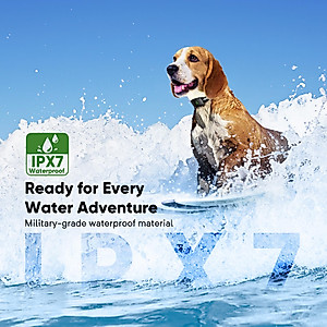 PFIXV Dog Shock Collar with 10 Levels Beep, 2680FT 4 Modes Electric Dog Training Collar with Remote, Waterproof E Collar Dog Shocker for Large Medium Dogs (8-120Lbs) Black