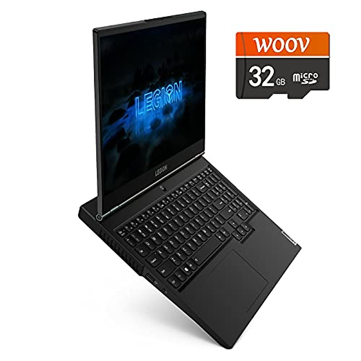Lenovo Legion 5 Gaming Laptop, 15.6" FHD IPS 300Nits 144Hz, AMD Ryzen 7 4800H, Wi-Fi 6, Backlit Keyboard, USB-C, GeForce RTX 2060 6GB GDDR6, Windows 10, 16GB Memory, 512GB PCIe SSD w/WOOV 32GB SD