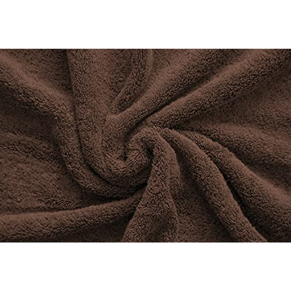 American Veteran Towel for Bathroom, 4 Piece Hand Towel Sets Clearance Prime, 16 inch 28 inch 100% Turkish Cotton Face Hand Towels, Bathroom Set of 4, Brown Hand Towels