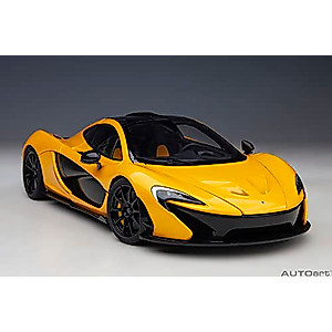 AUTOart McLaren P1 Volcano Yellow w/Yellow/Black Interior 1/18 Model Car 76067
