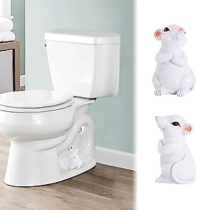 Joogour Decorative Toilet Bolt Covers，2PCS Toilet Bolt Caps Decorative，Resin Toilet Knob Covers for Bottom of Toilet，Toilet Bowl Caps for Bolts Decorative Easy Installation Toilet Replacement Parts